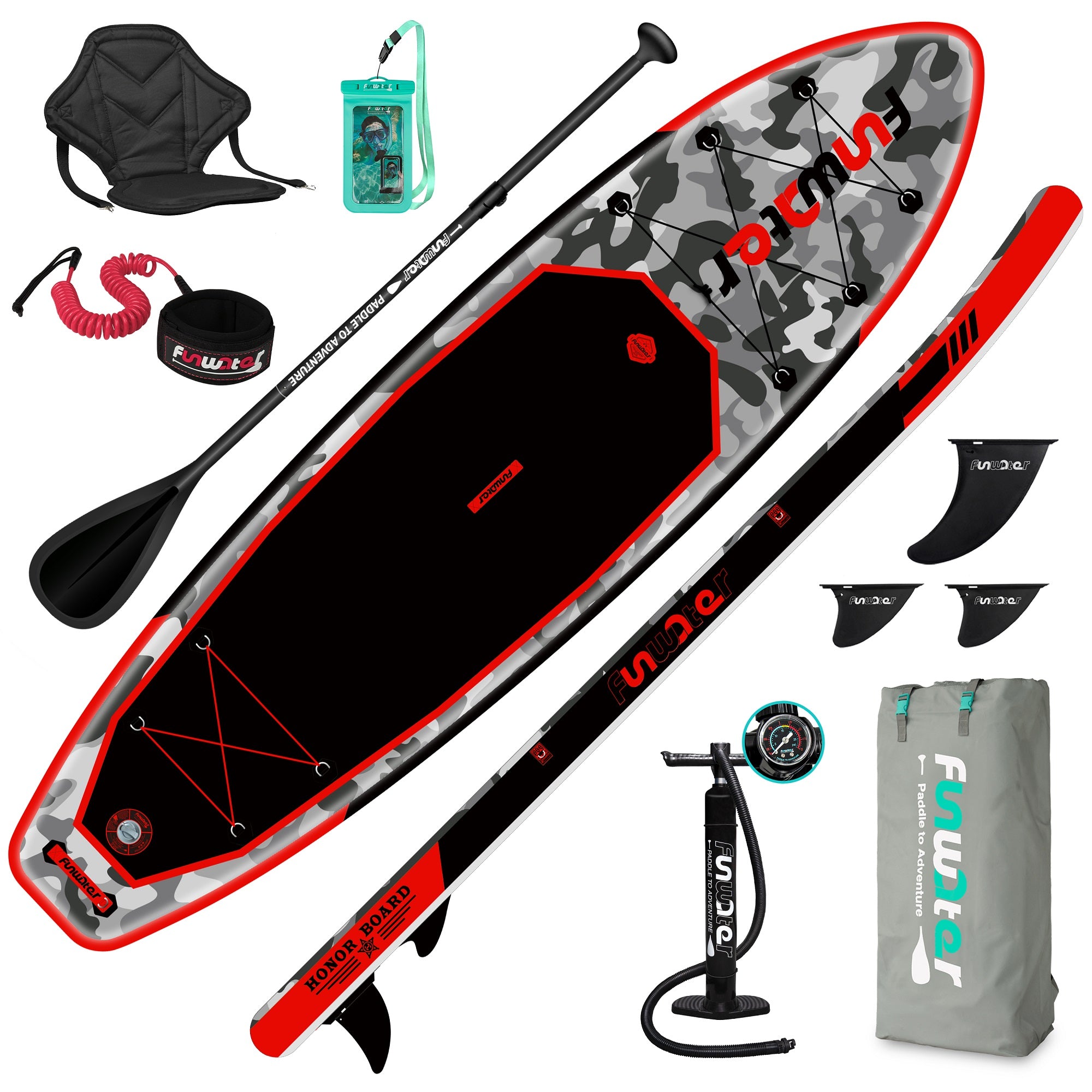 Camouflage Inflatable Stand Up Paddle Board 10'8inch – BRoadout