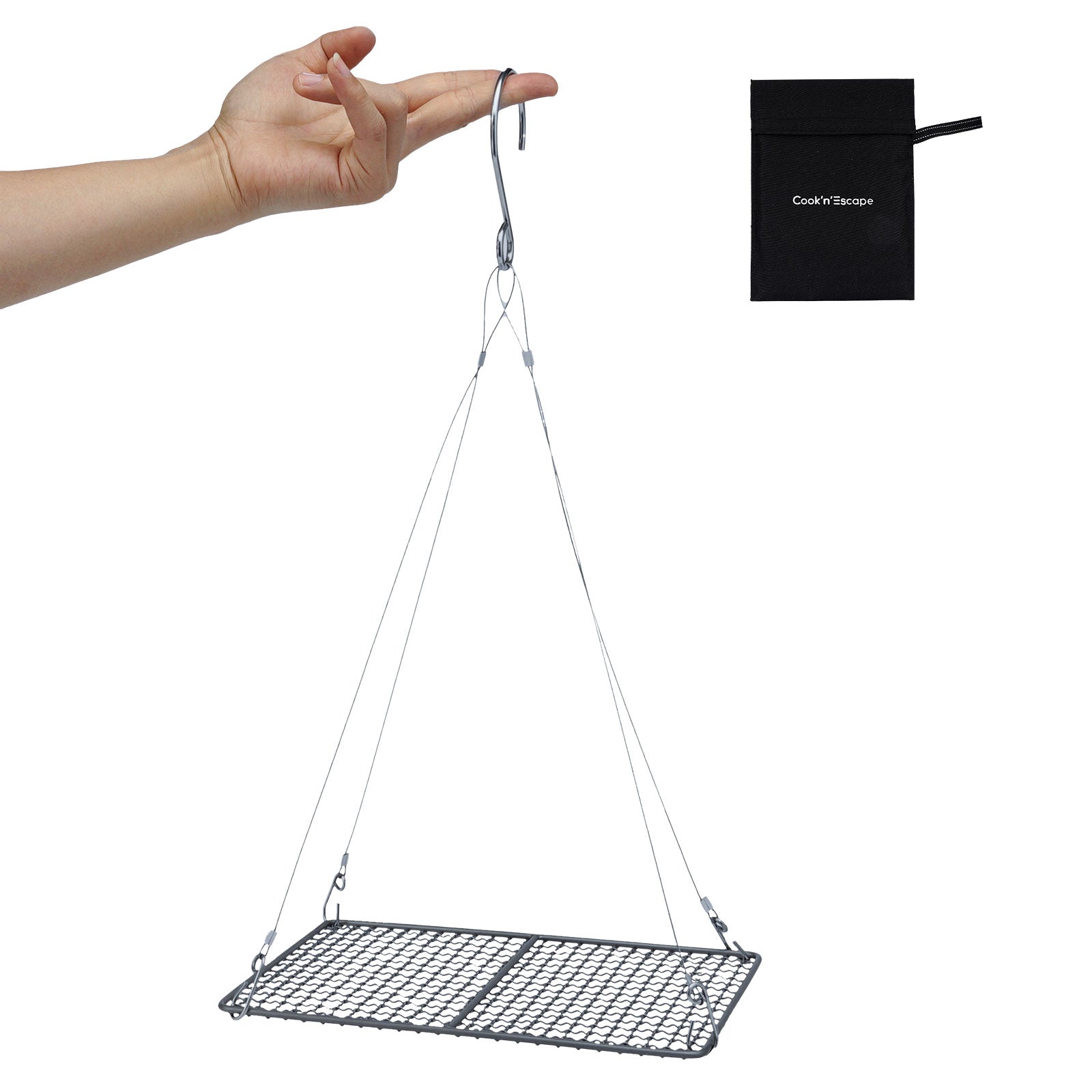Cook'n'Escape Fireskill -Titanium Suspenable Grill Titanium Grill ...