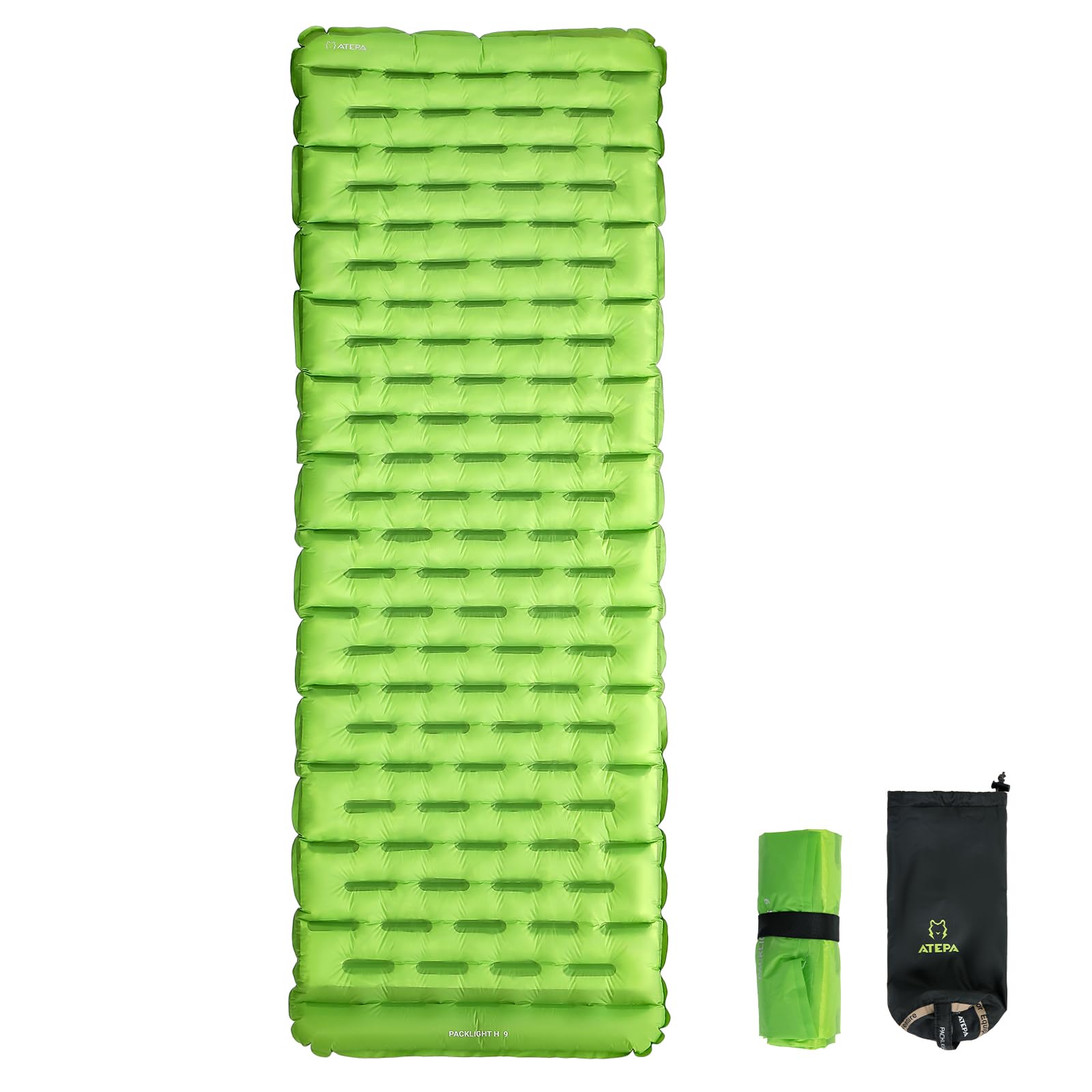 ATEPA Ultralight Insulated Sleeping Pad R Value 6 with Pump Sack – BRoadout