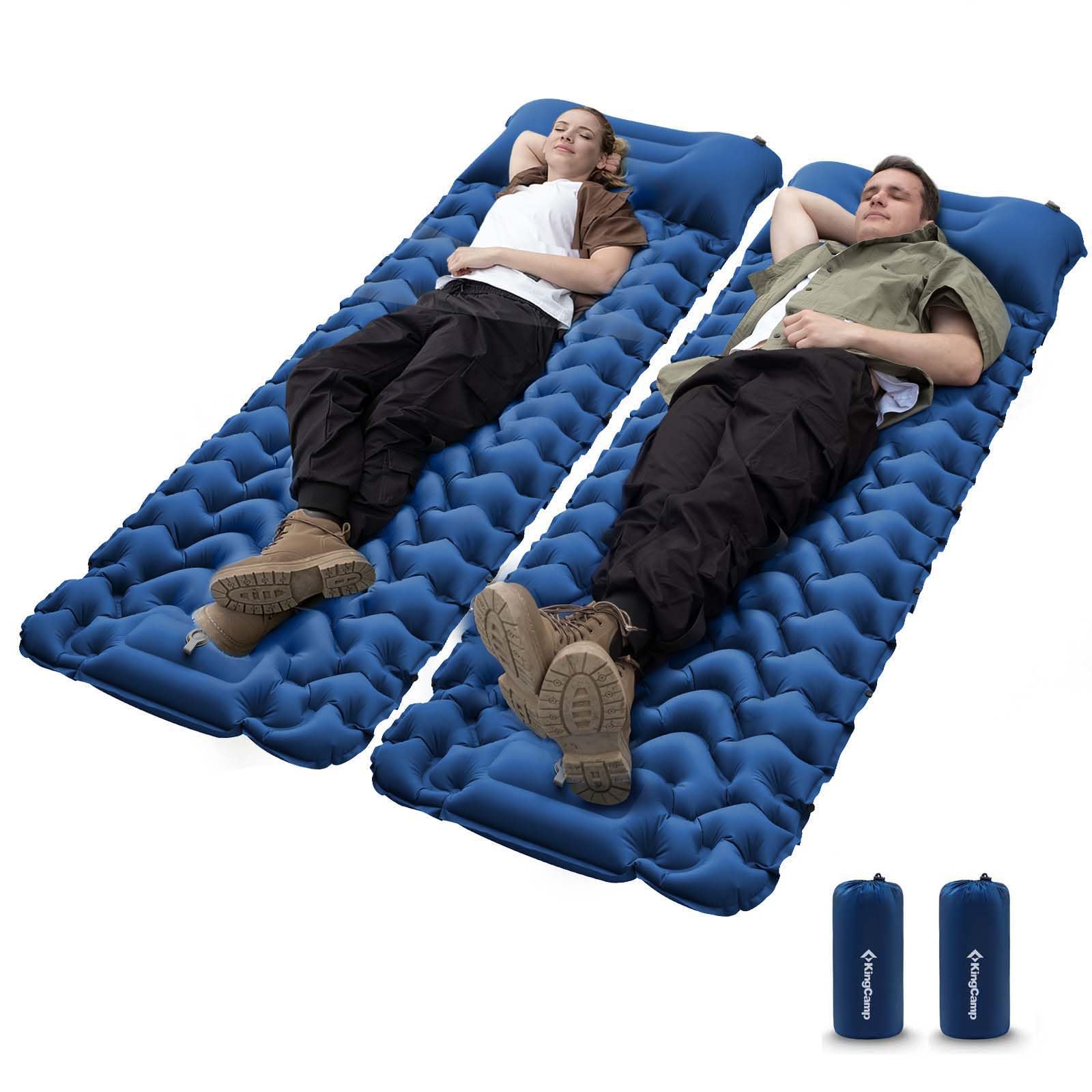 KingCamp DELUXE 10 Single Air Pad Spacious Mattress - 2 Pack – BRoadout
