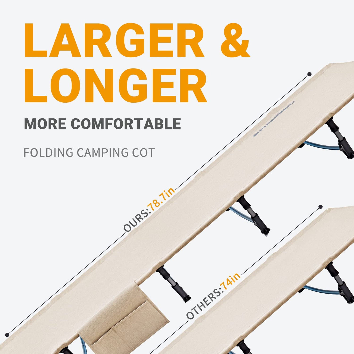 FUNDANGO Aluminum Folding Cot L – BRoadout