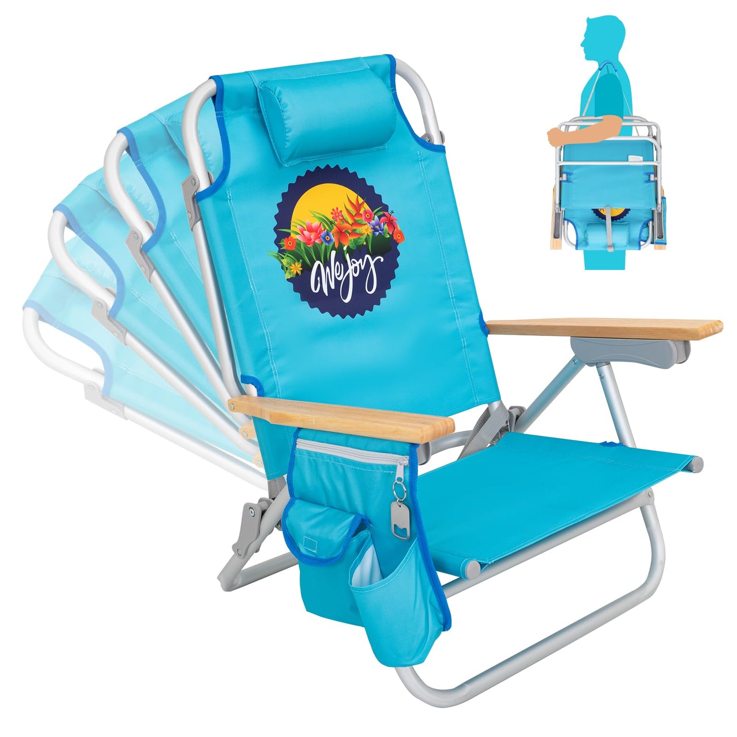 WEJOY Outdoor Beach Chairs & Longues | BRoadout.com