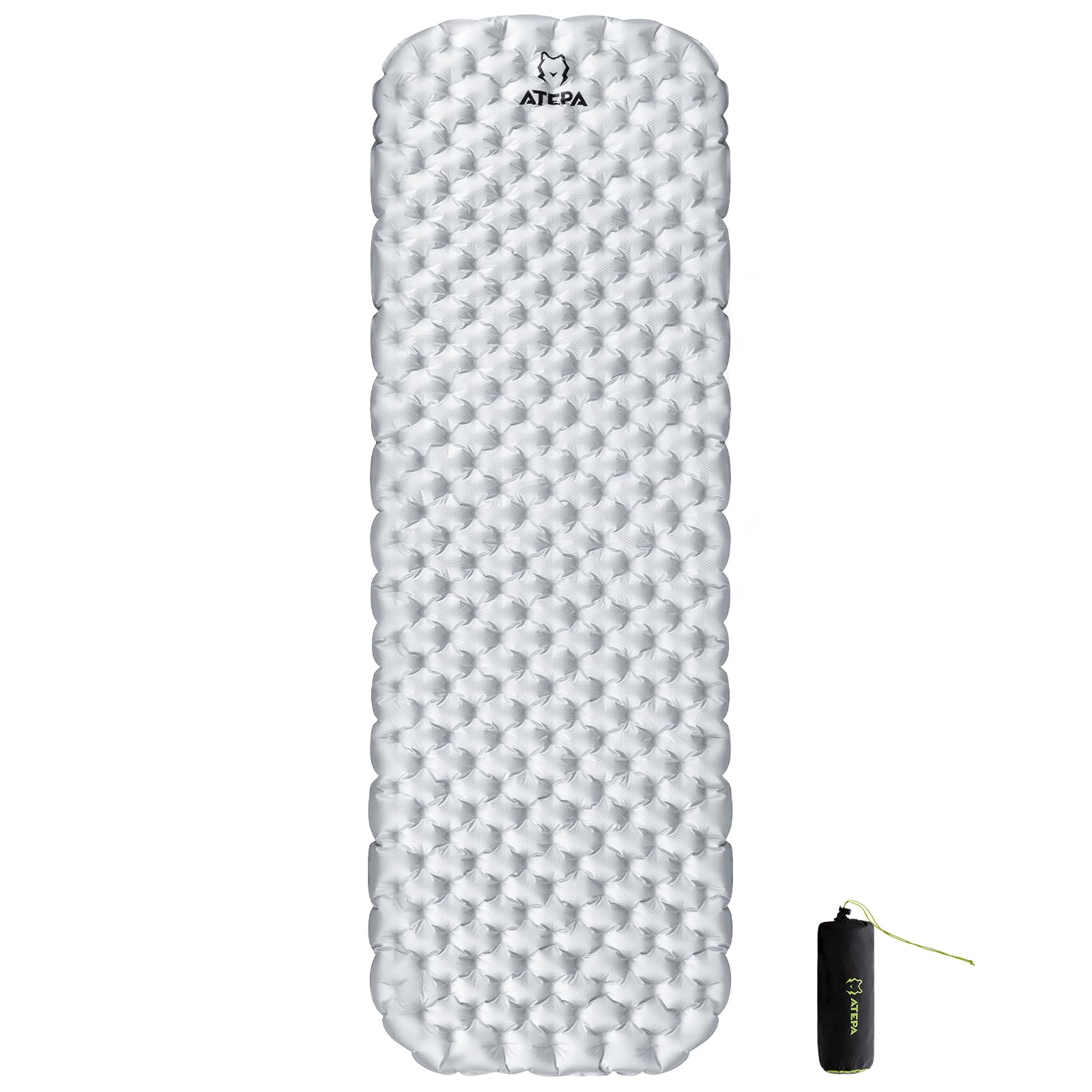 ATEPA HALOES 5.0 Air Pad Insulated Inflating Sleeping Pad R-Value 3 ...