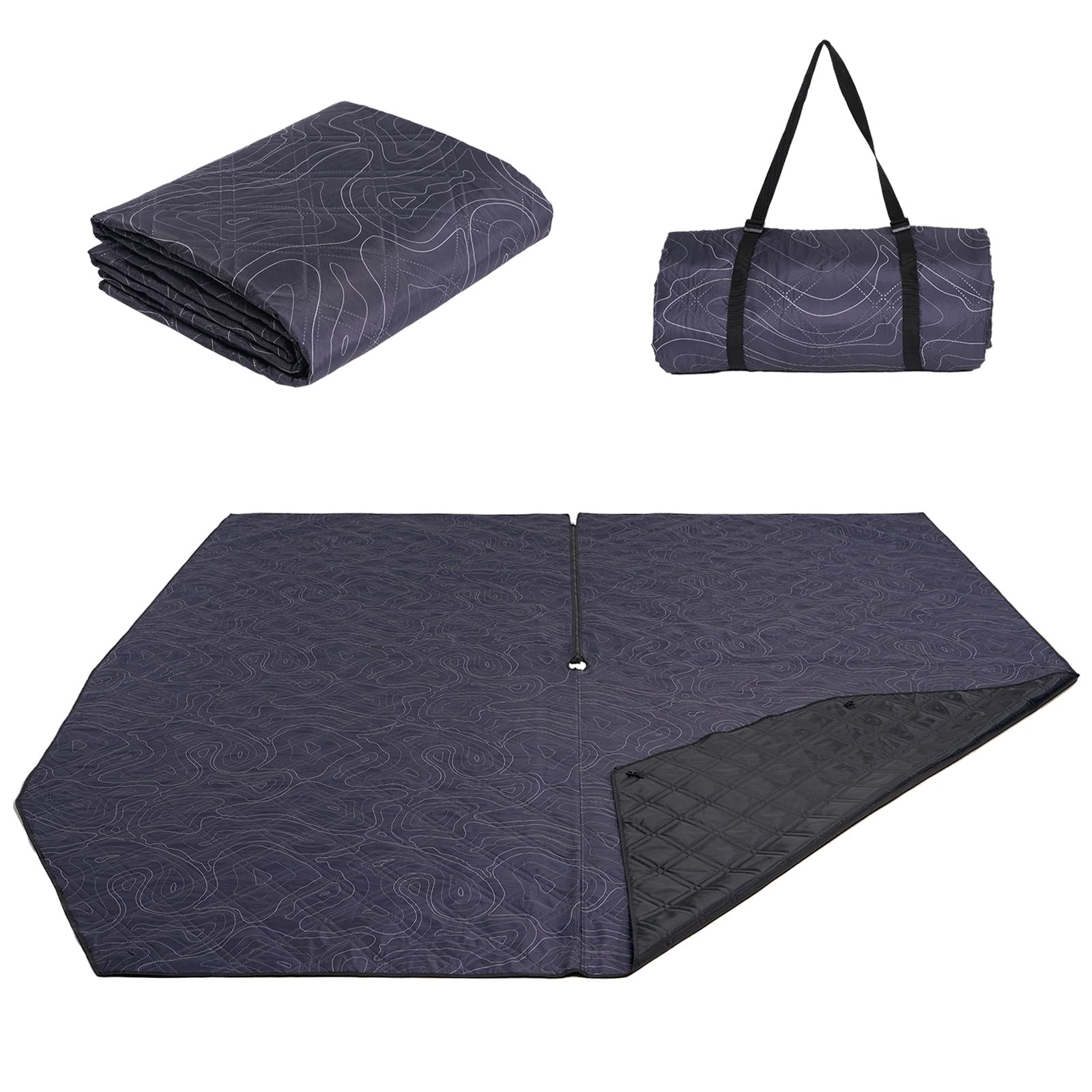 KingCamp KHAN VILLA Glamping Tent Mat | 125" x 116" Waterproof Ground ...