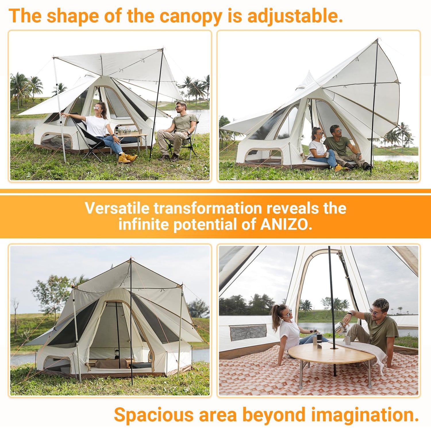KingCamp Double Spire Canvas Camp Tent – BRoadout
